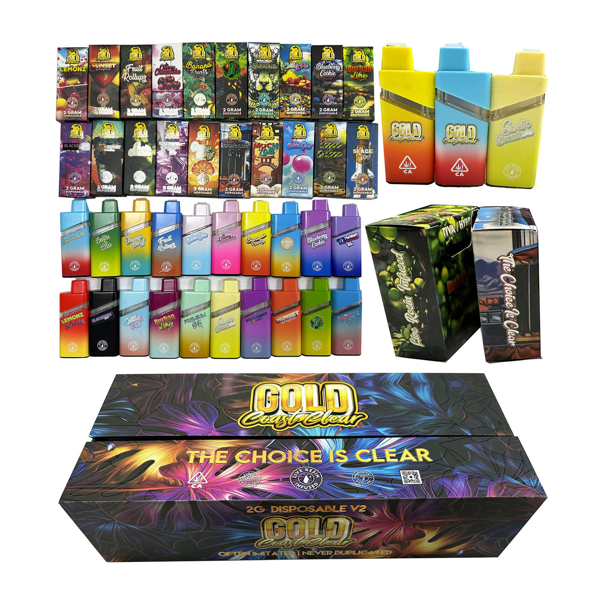 GCC 2g Disposable Vapes (500 Units / Per Lot) – MylarPacks Wholesale