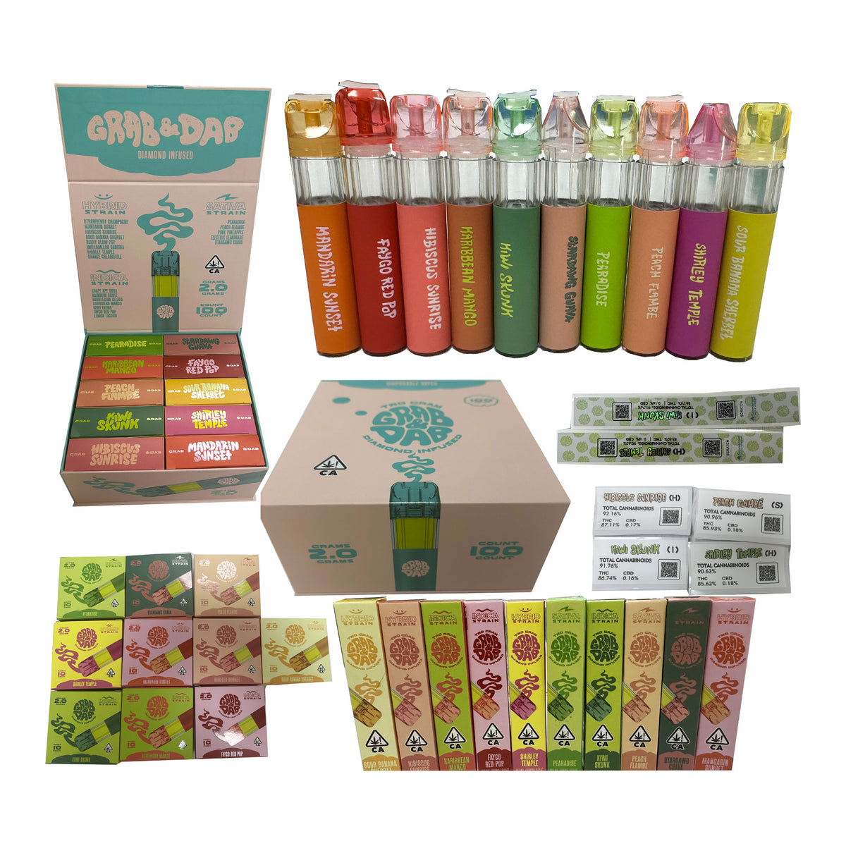 Grab & Dab 2g Disposable Vapes (500 Units / Per Lot) – MylarPacks Wholesale